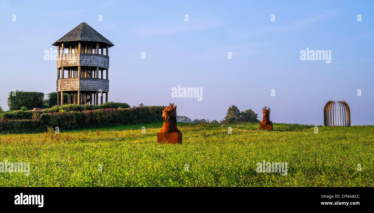 France, Somme, Crécy-en-Ponthieu, the battlefield of the famous Battle ...