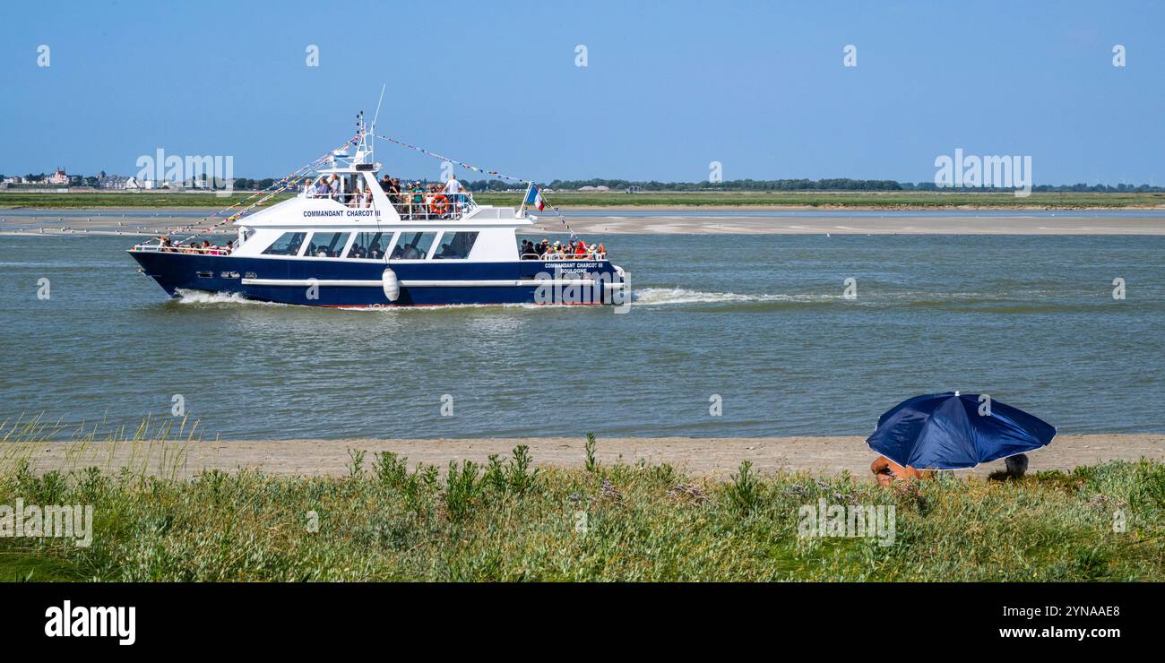France, Somme, Baie de Somme, Saint-Valery-sur-Somme, Cap Hornu ...
