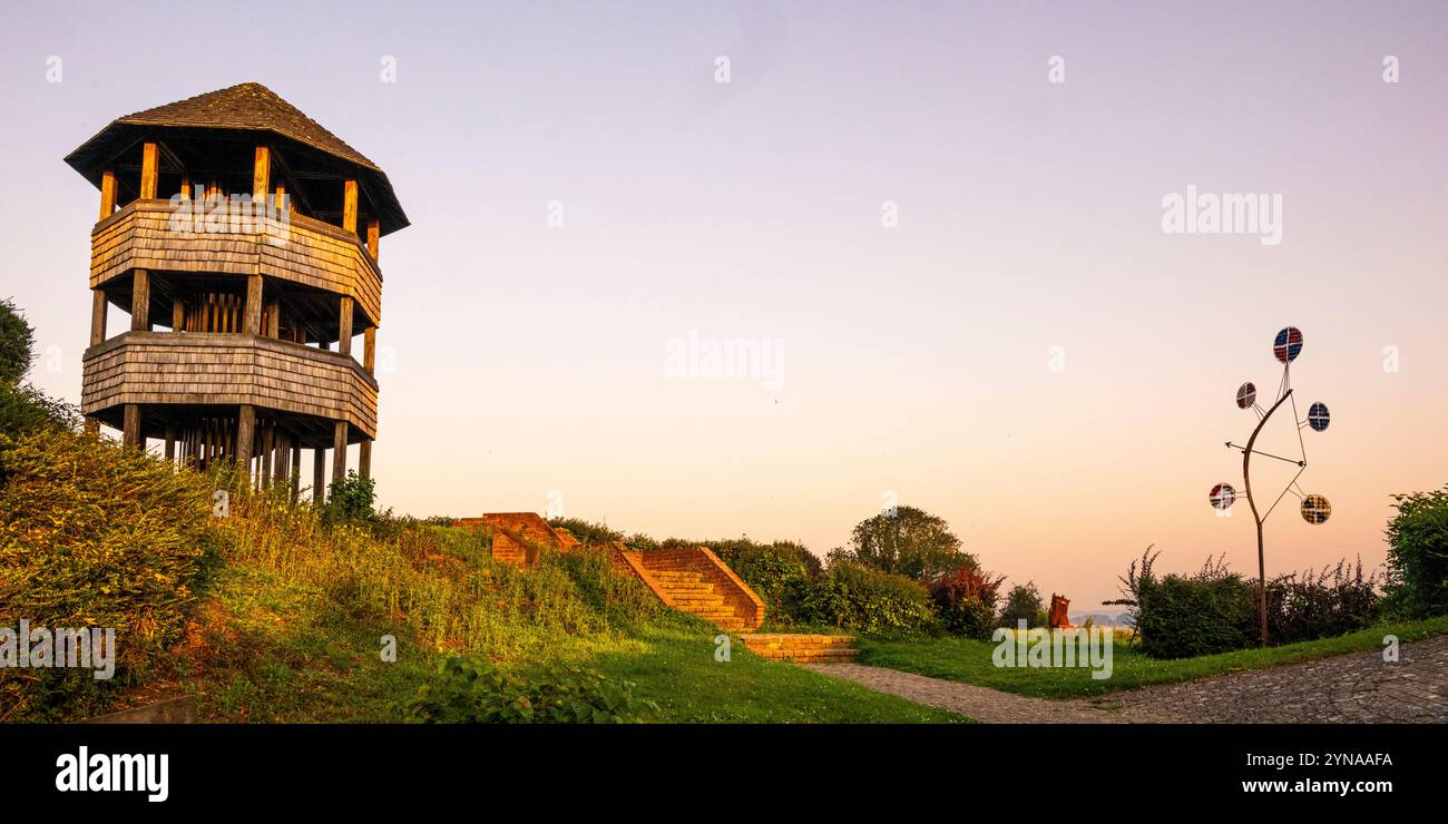 France, Somme, Crécy-en-Ponthieu, the battlefield of the famous Battle ...