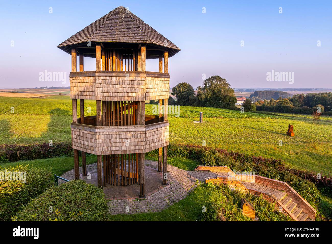 France, Somme, Crécy-en-Ponthieu, the battlefield of the famous Battle ...