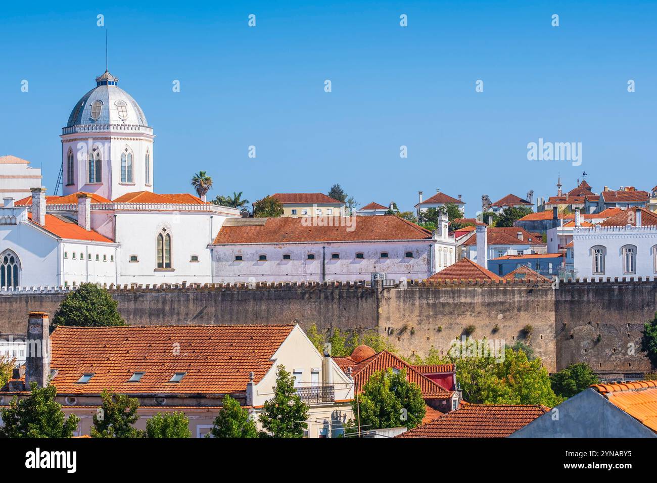 Portugal, Central Region, Coimbra, the white cupola of the prison Stock ...