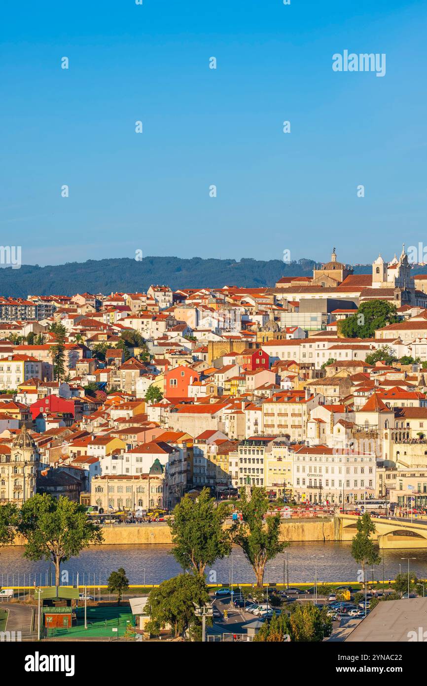 Portugal, Central Region, Coimbra, the old town on the Alcaçova hill ...