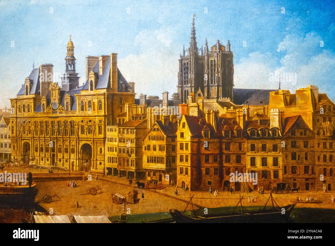 France, Paris, Notre Dame de Paris, the archaeological crypt Stock ...