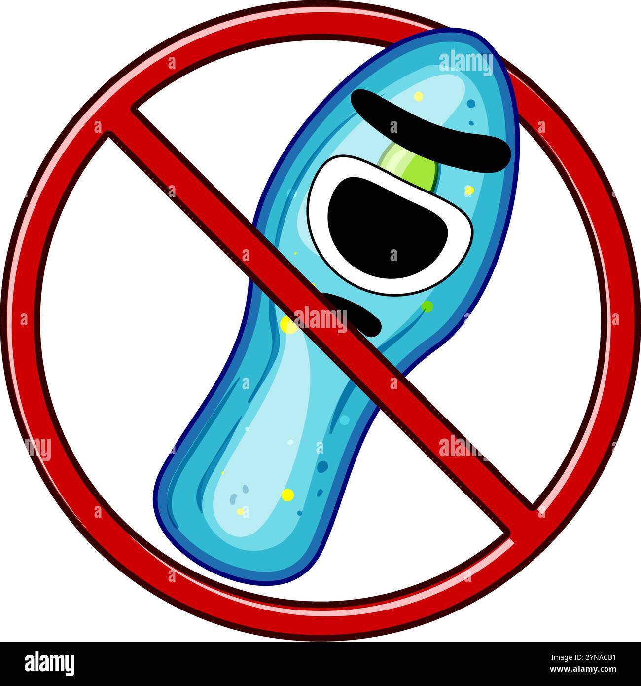 hygiene anti bacteria cartoon vector illustration Stock Vector Image ...