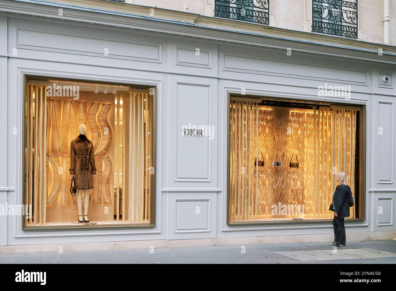 The windows of the christian dior hi-res stock photography and images ...