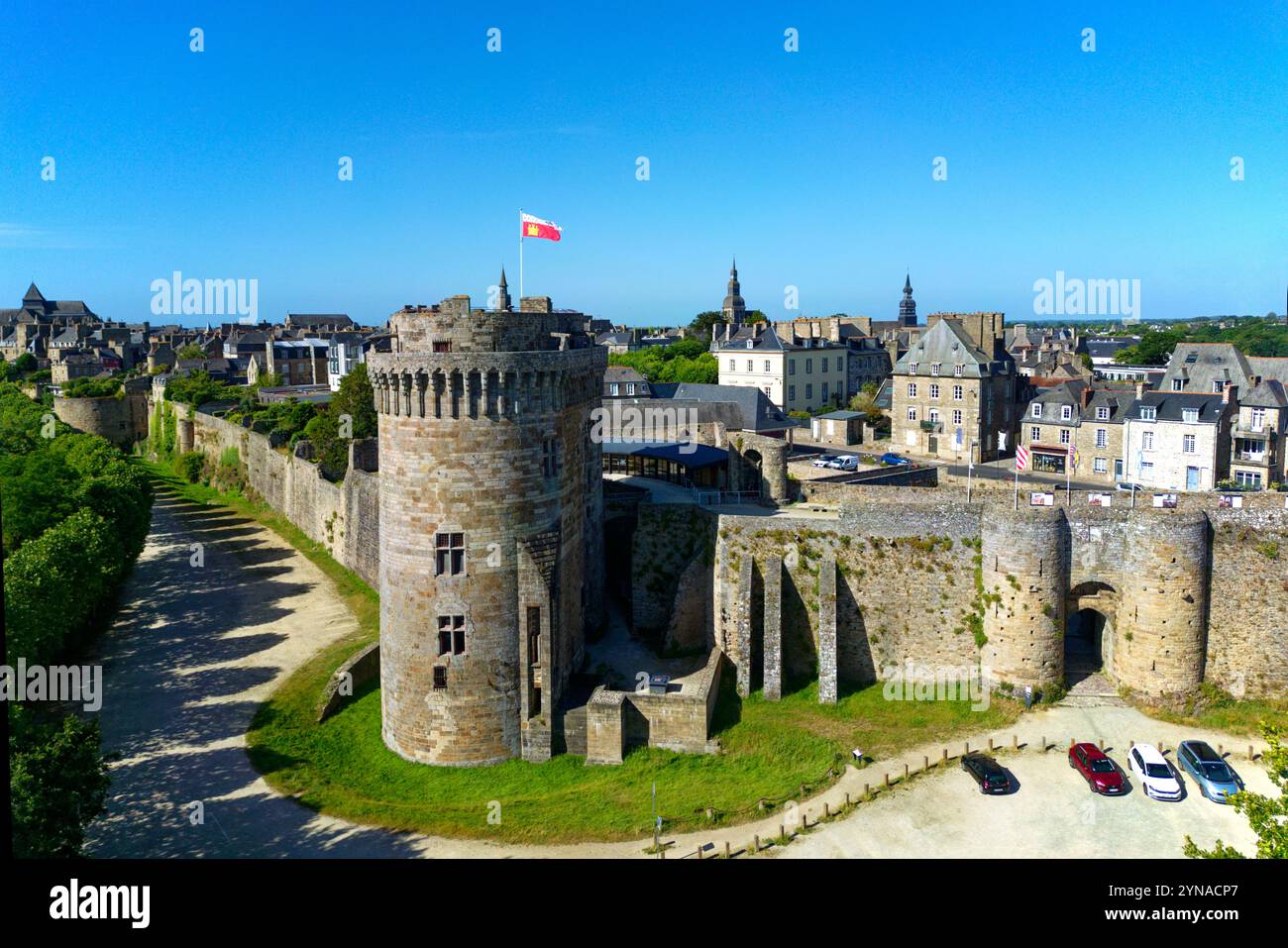 France, Cotes d'Armor, Dinan, the castle and its 2600 meters of ...
