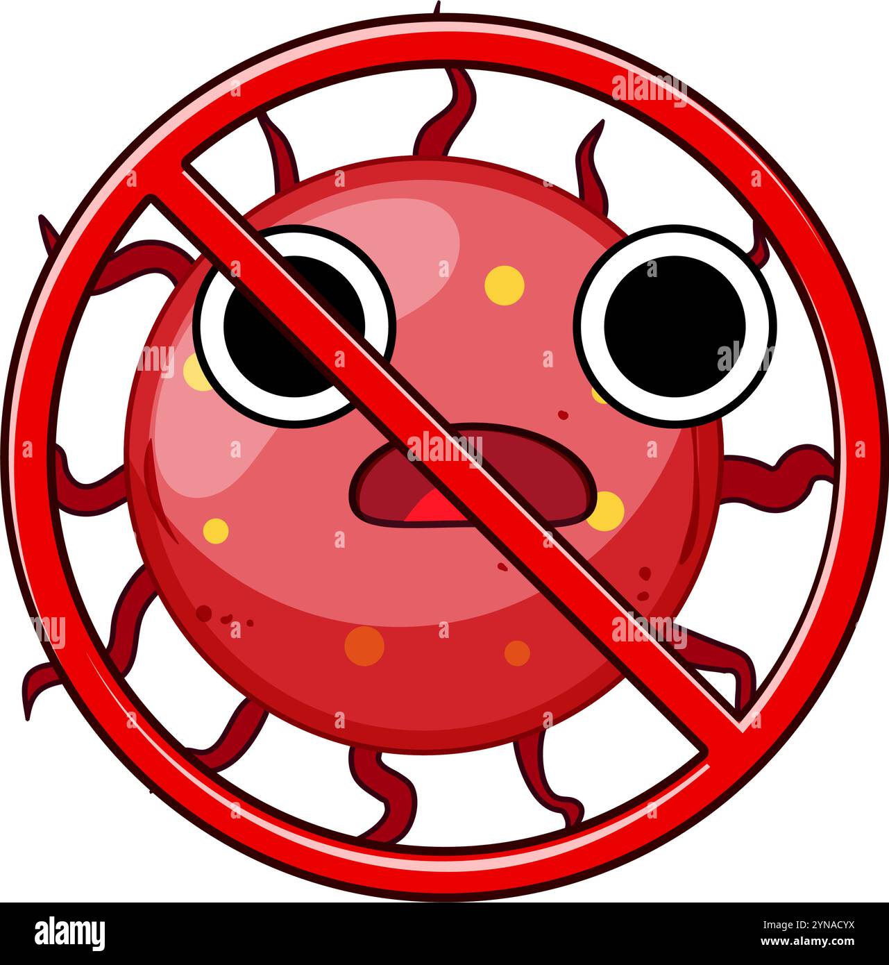 germicide anti bacteria cartoon vector illustration Stock Vector Image ...