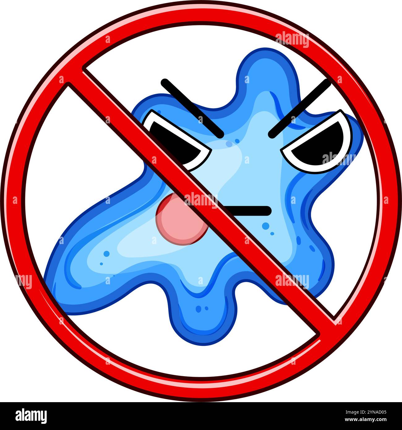 cleanser anti bacteria cartoon vector illustration Stock Vector Image ...