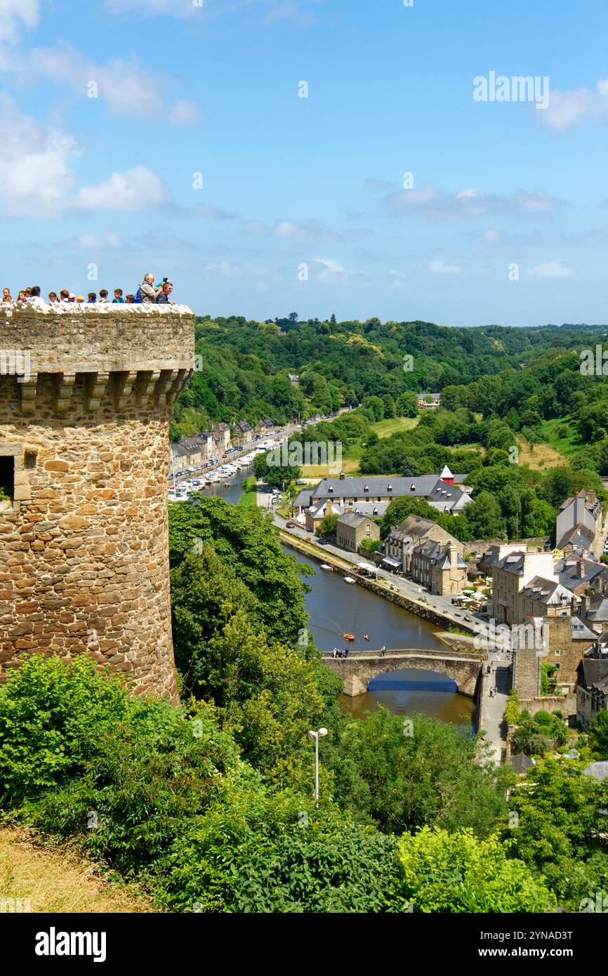 France, Cotes d'Armor, Dinan, the castle and its 2600 meters of ...