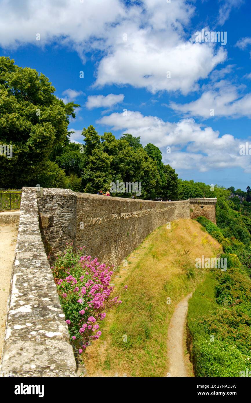 France, Cotes d'Armor, Dinan, the castle and its 2600 meters of ...
