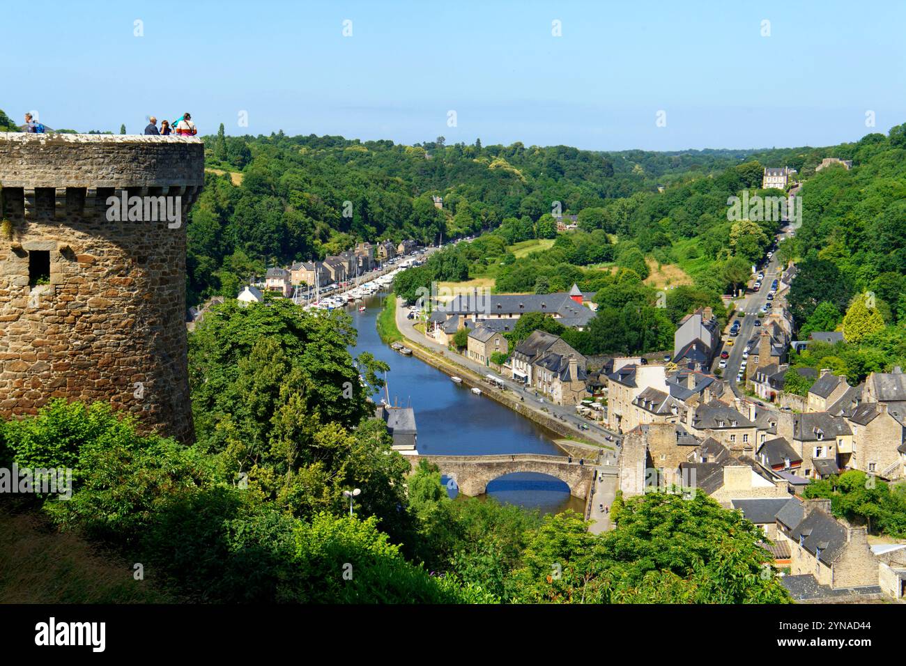 France, Cotes d'Armor, Dinan, the castle and its 2600 meters of ...