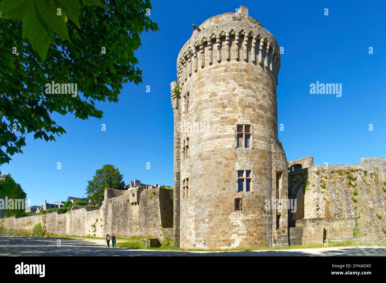 France, Cotes d'Armor, Dinan, the castle and its 2600 meters of ...