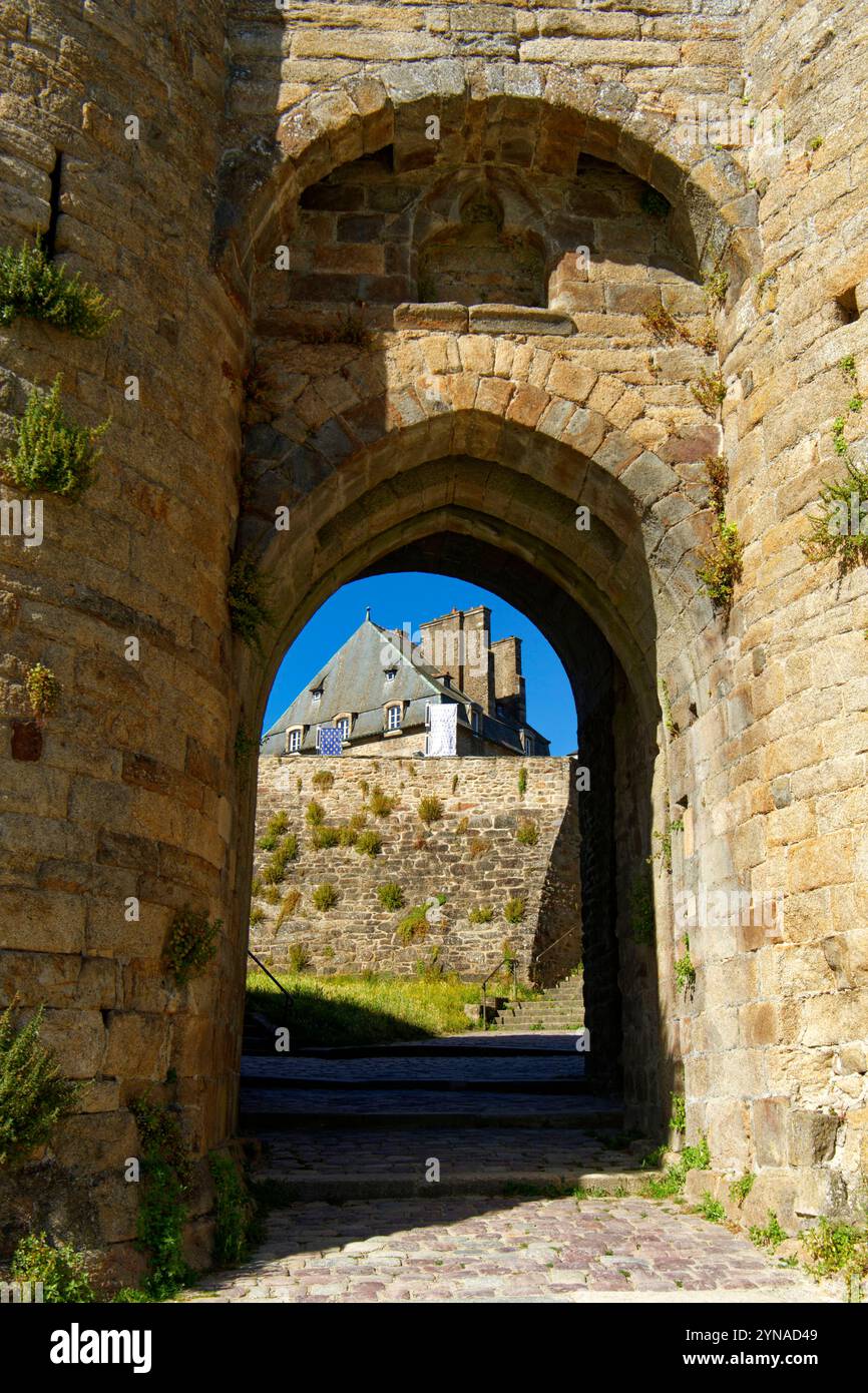 France, Cotes d'Armor, Dinan, the castle and its 2600 meters of ...
