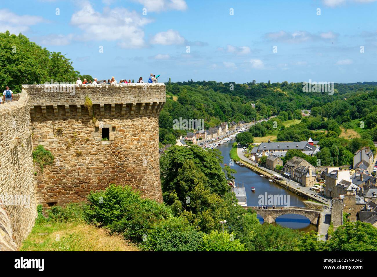 France, Cotes d'Armor, Dinan, the castle and its 2600 meters of ...