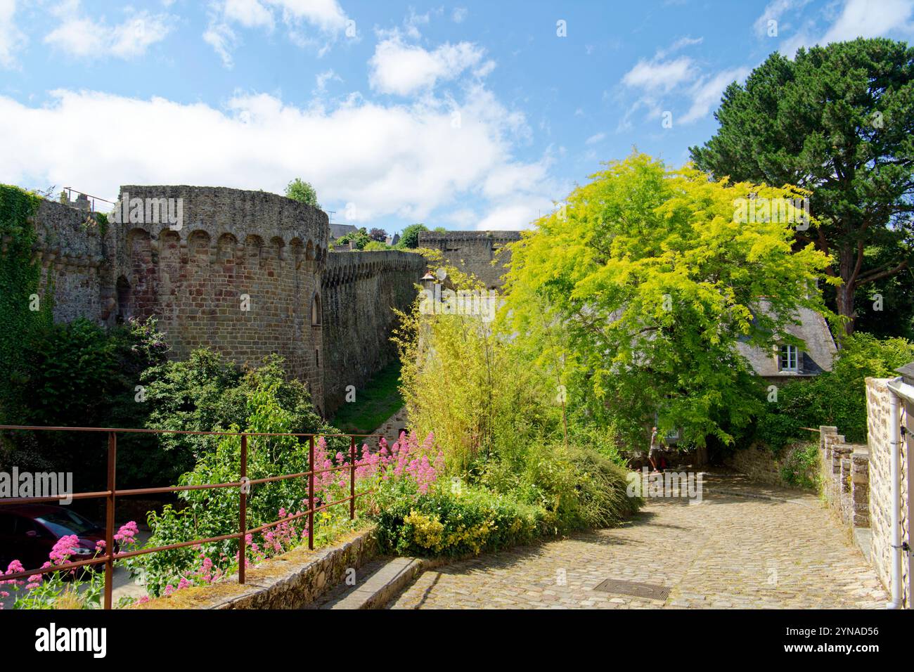 France, Cotes d'Armor, Dinan, the castle and its 2600 meters of ...
