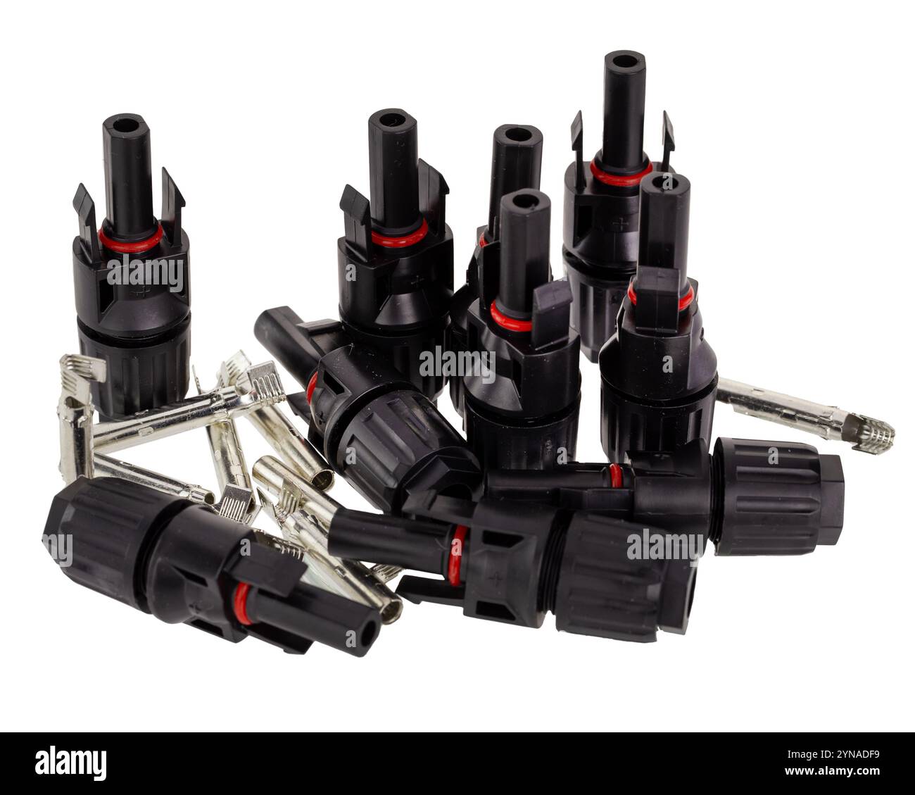 Black mc4 plugs hi-res stock photography and images - Alamy