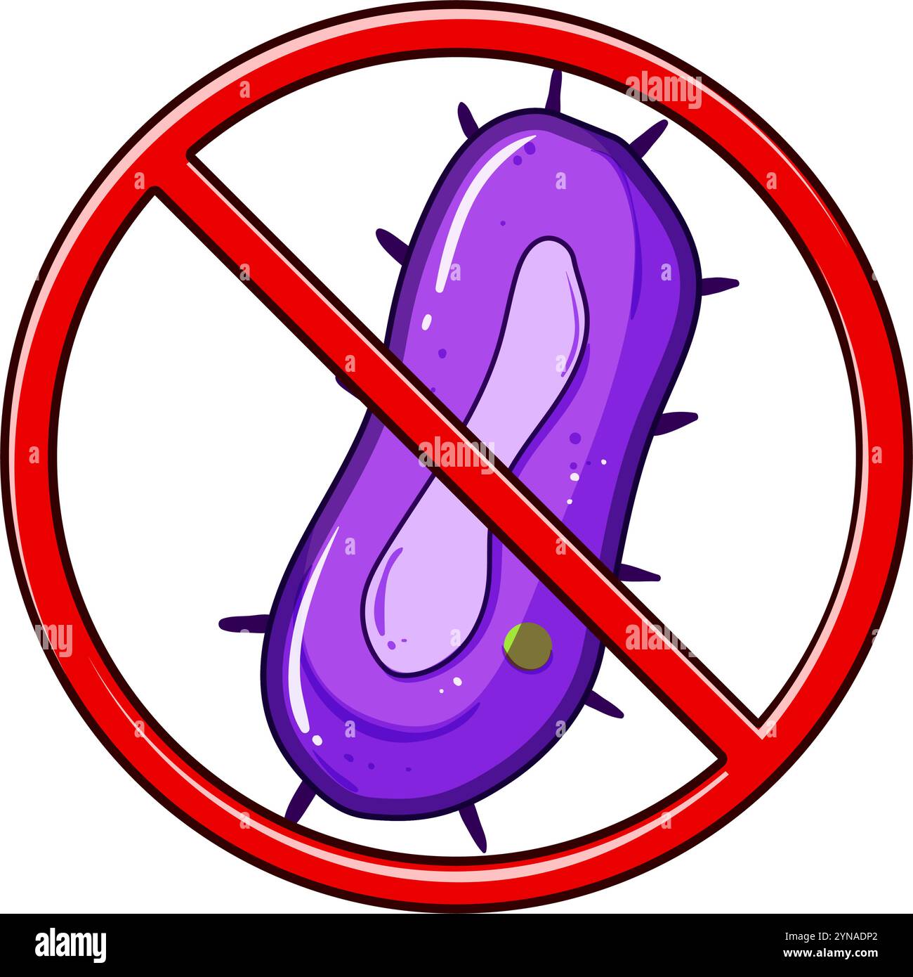 septic anti bacteria cartoon vector illustration Stock Vector Image ...