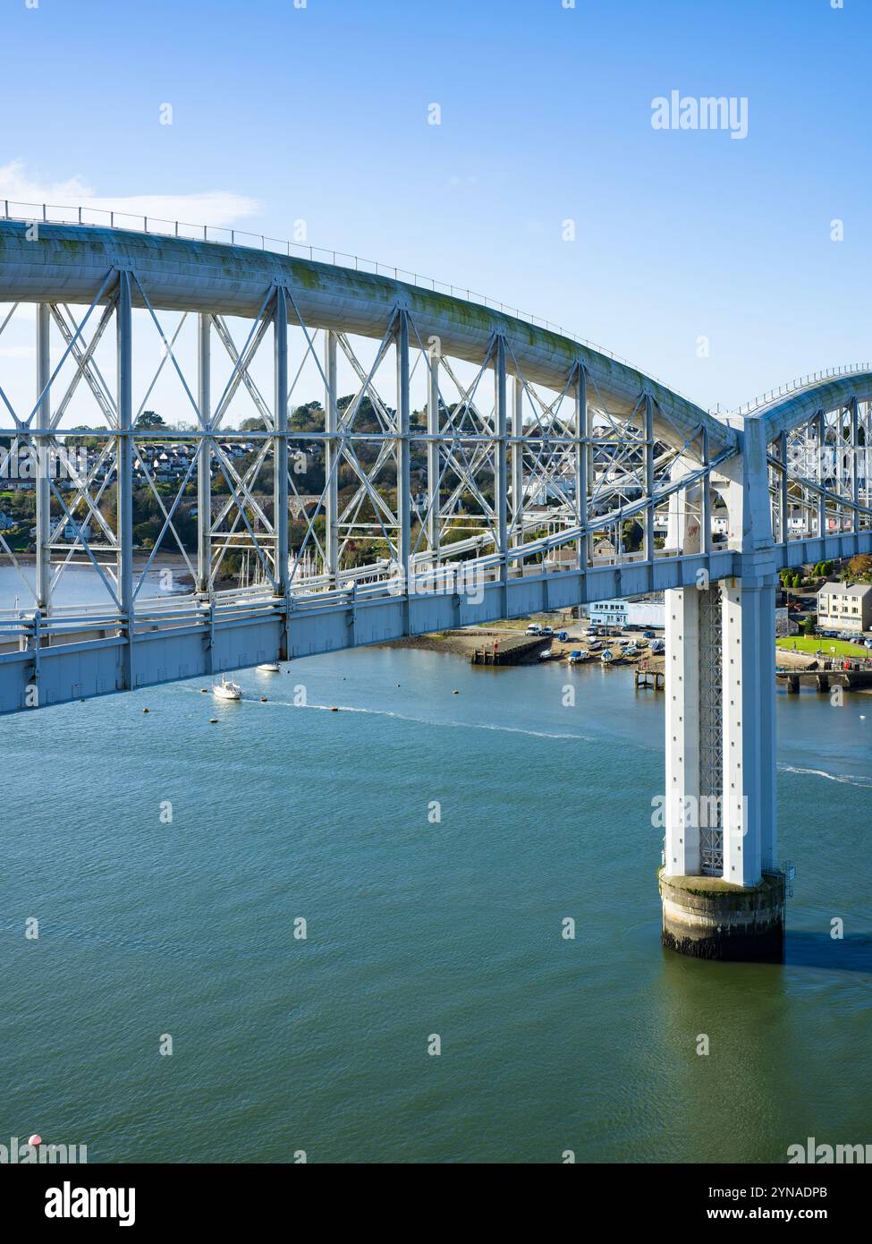ROYAL ALBERT BRIDGE ISAMBARD KINGDOM BRUNEL SALTASH TO PLYMOUTH RAIL ...