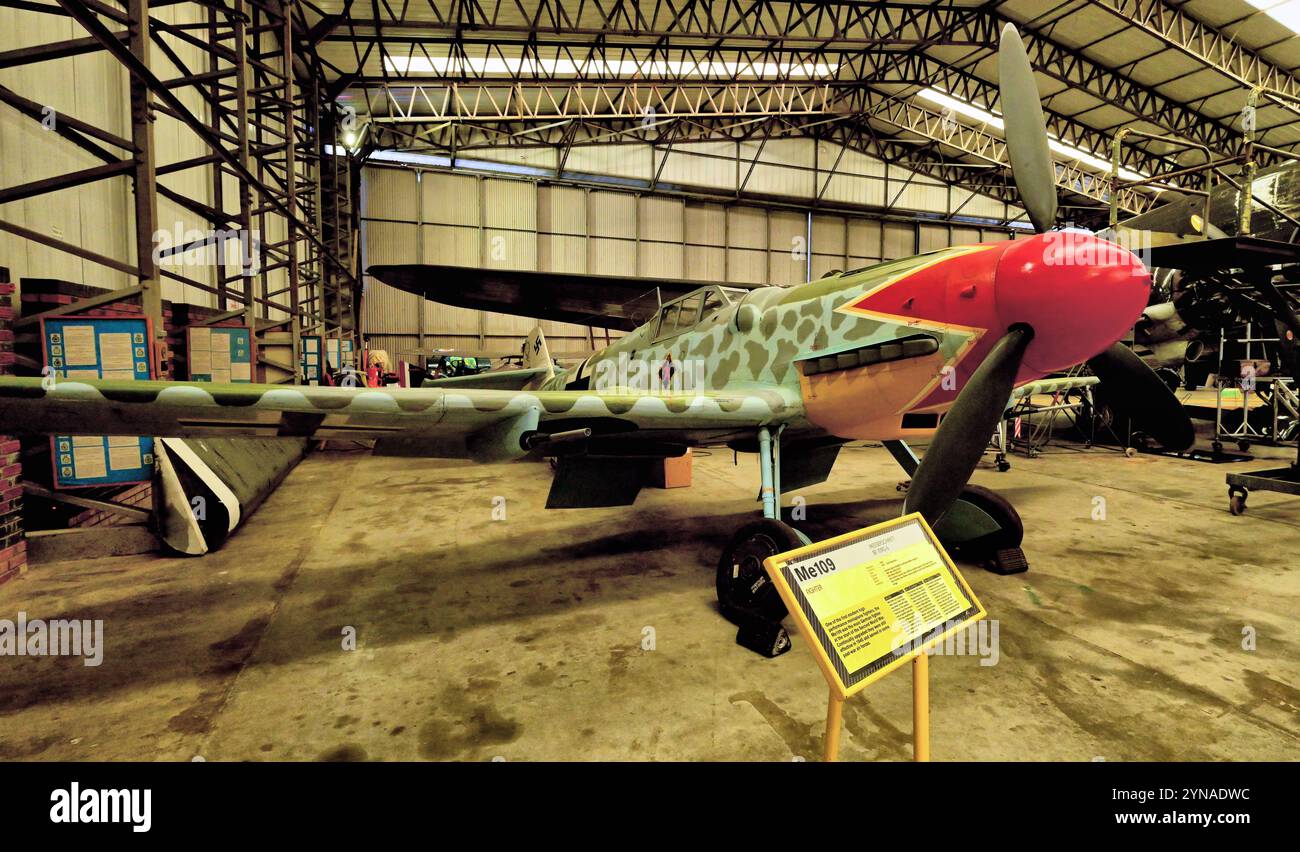 Yorkshire Air Museum the Messerschmitt Bf109 G-6 single-seat ...