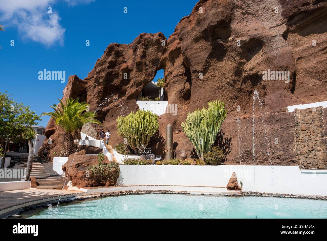 Spain, Canary Islands, Lanzarote, Oasis de Nazaret, Lagomar, former ...