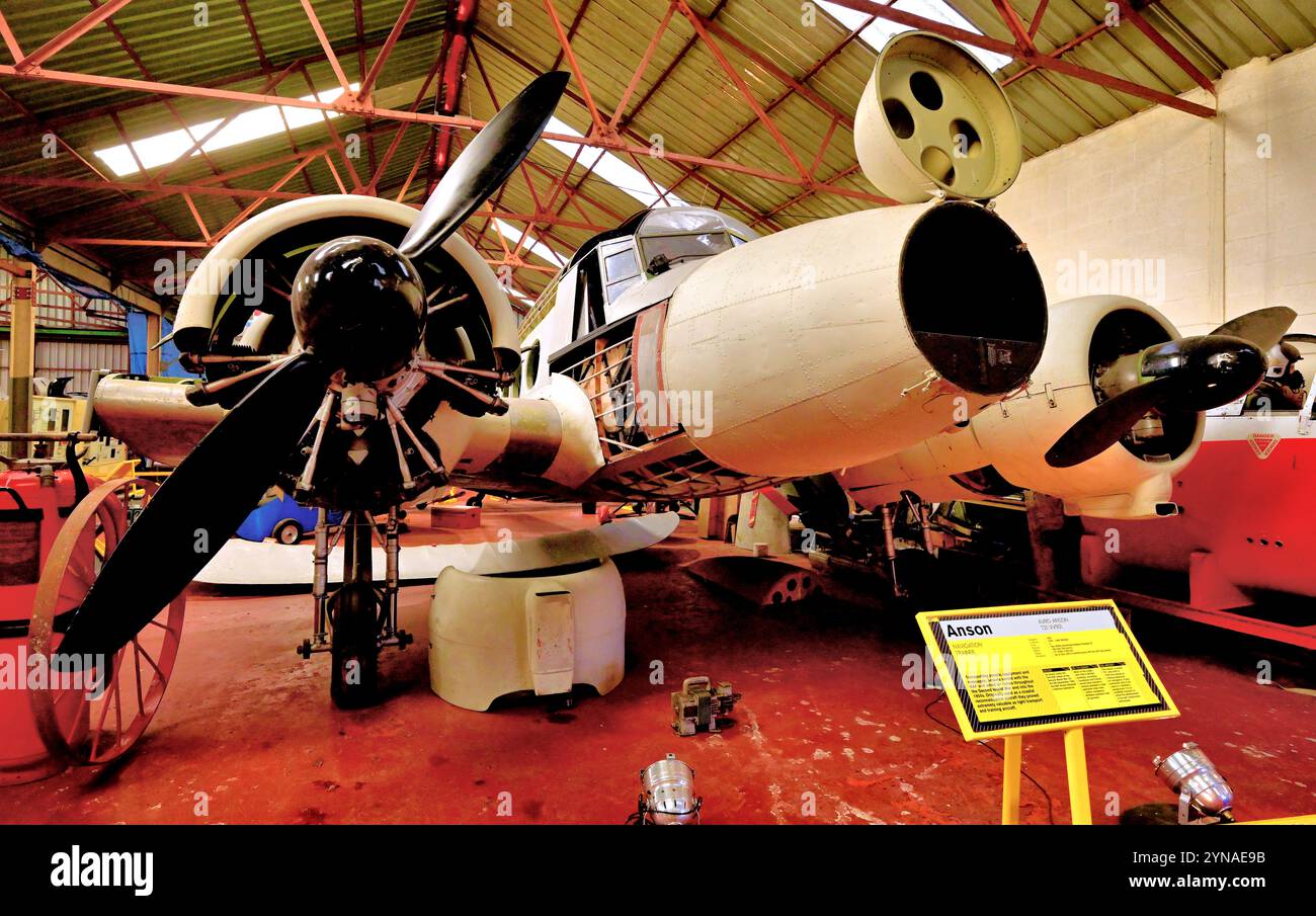 Yorkshire Air Museum the ubiquitous Avro Anson Mk21 navigation and ...