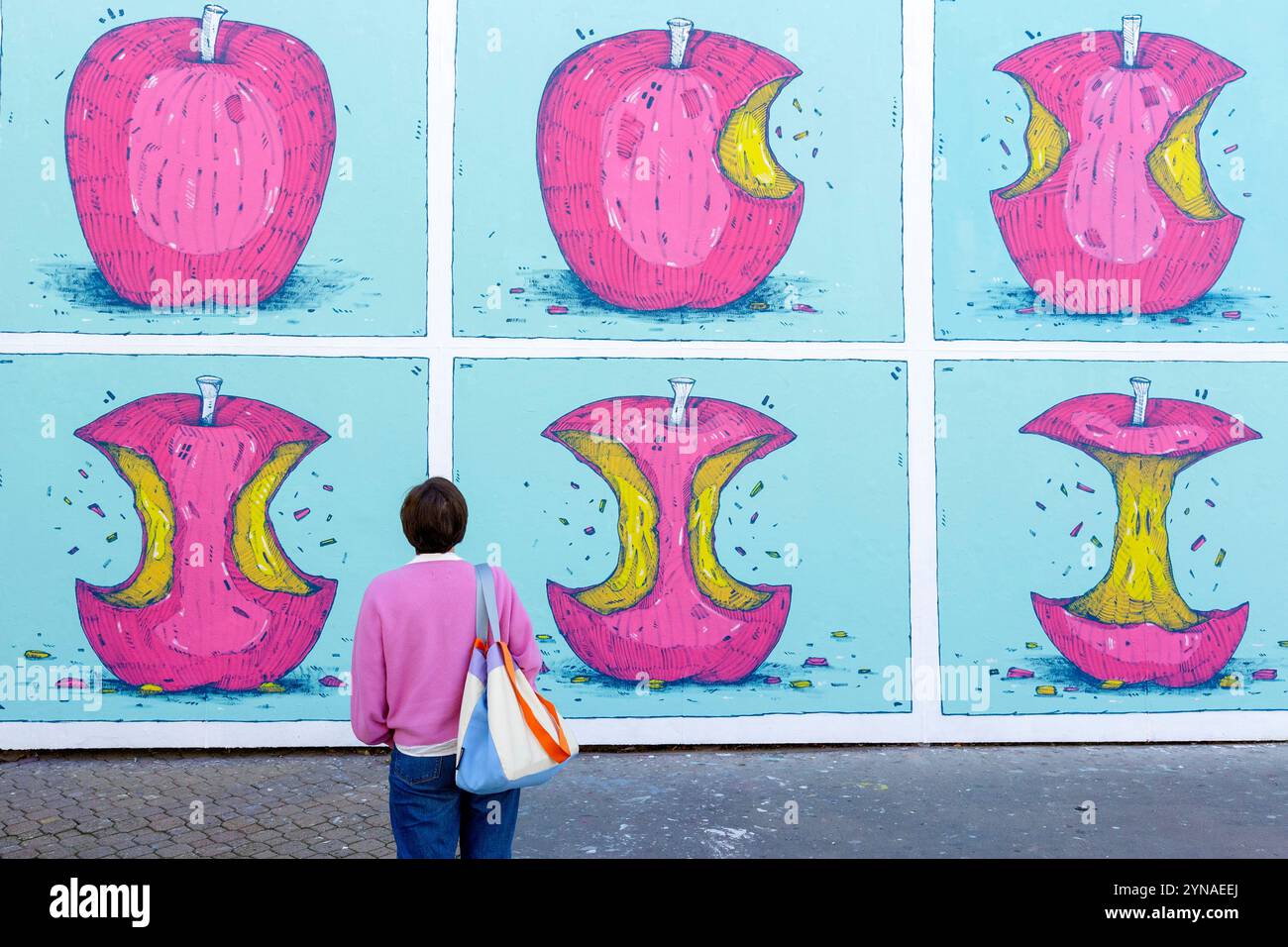 France, Meurthe et Moselle, Nancy, street art by french street artist ...