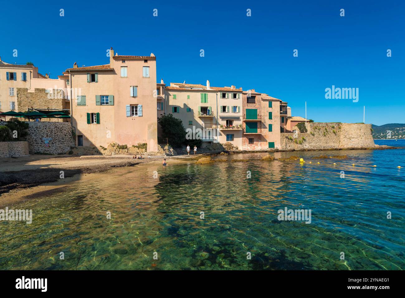 France, Var, Saint Tropez, La Ponche beachold fishing port, Vieille ...