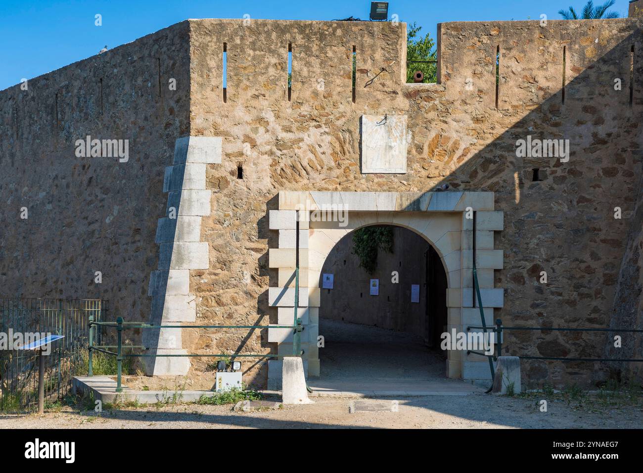 France, Var, Saint Tropez, citadel, main entrance door Stock Photo - Alamy