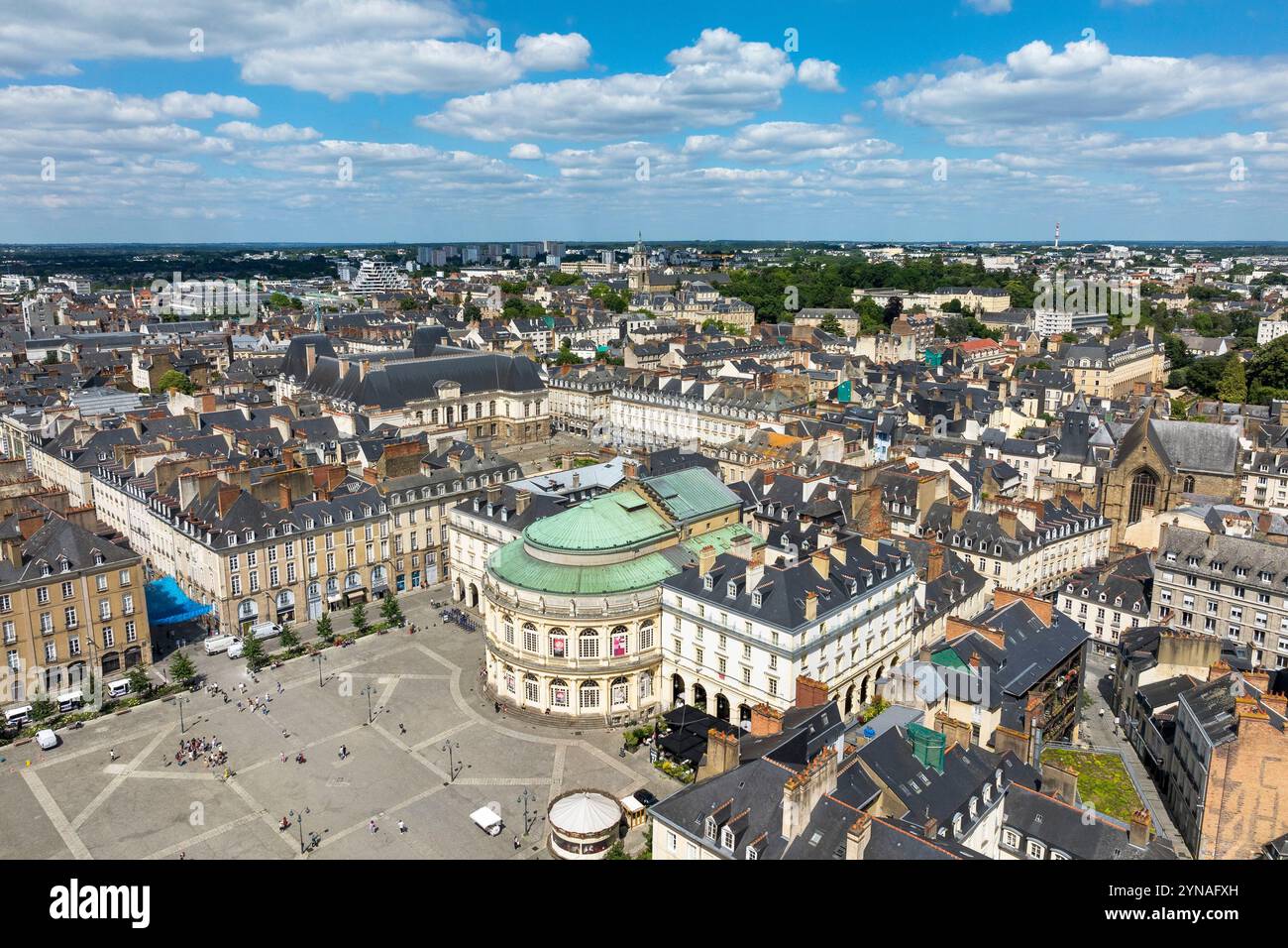 France rennes bretagne aerial hi-res stock photography and images - Alamy