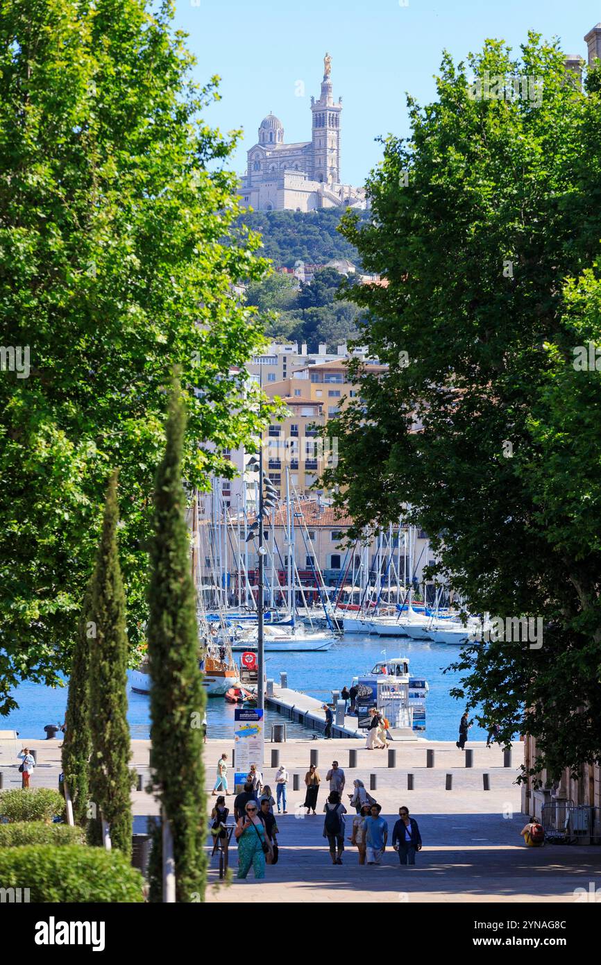 France, Bouches du Rhone (13), Marseille, 2e arrondissement, place ...