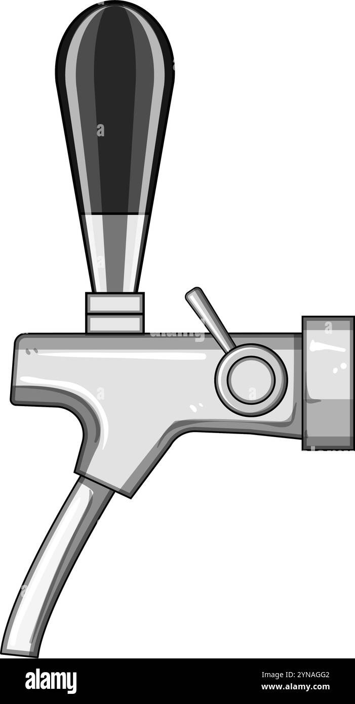 keg beer tap cartoon vector illustration Stock Vector Image & Art - Alamy