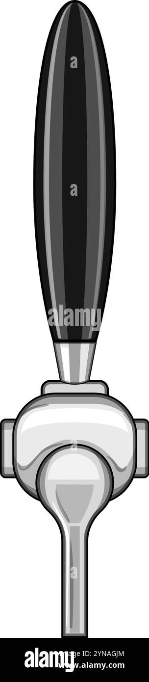 draft beer tap cartoon vector illustration Stock Vector Image & Art - Alamy