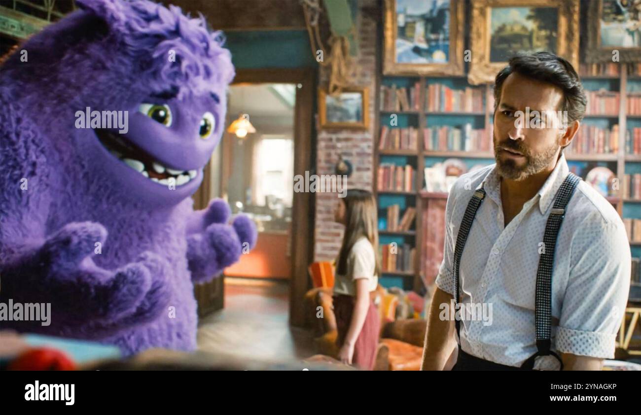 IF 2024 Paramount Pictures film with Steve Carell voicing Blue and Ryan ...