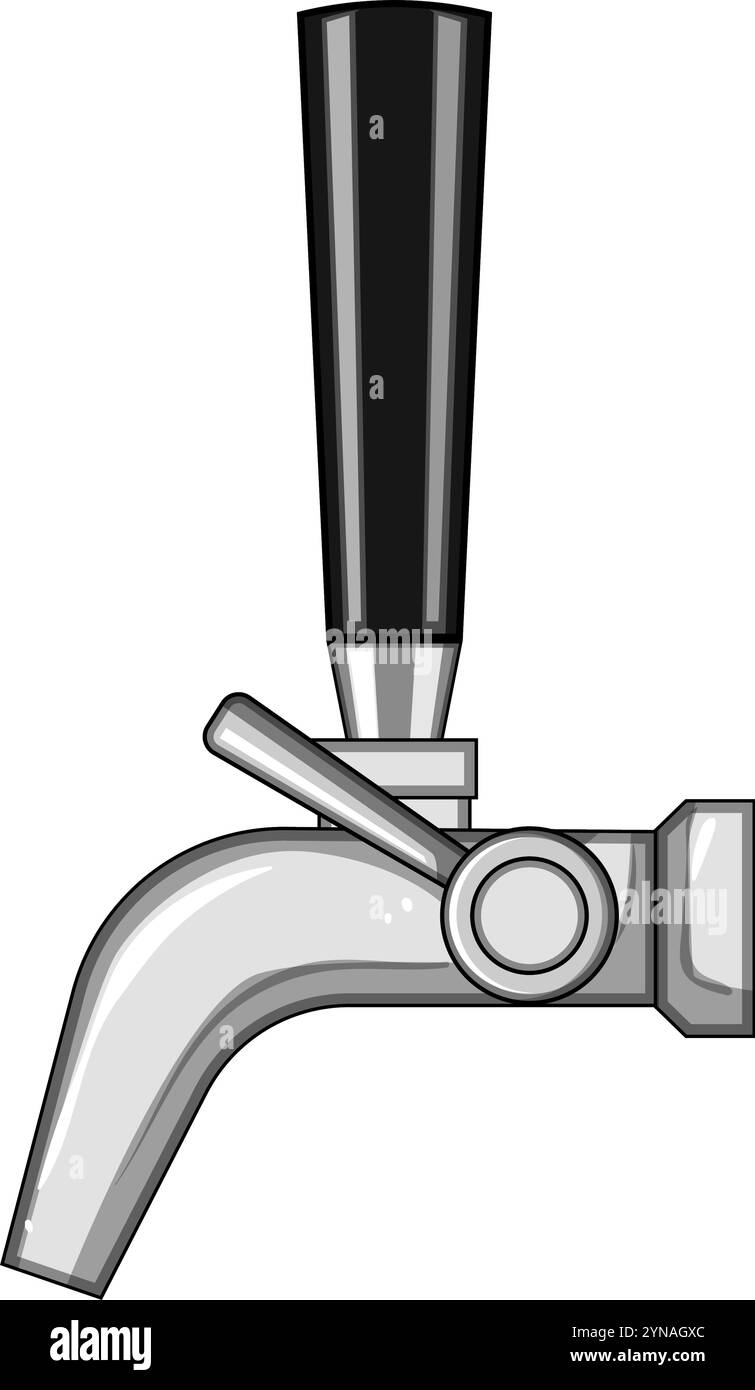 pour beer tap cartoon vector illustration Stock Vector Image & Art - Alamy