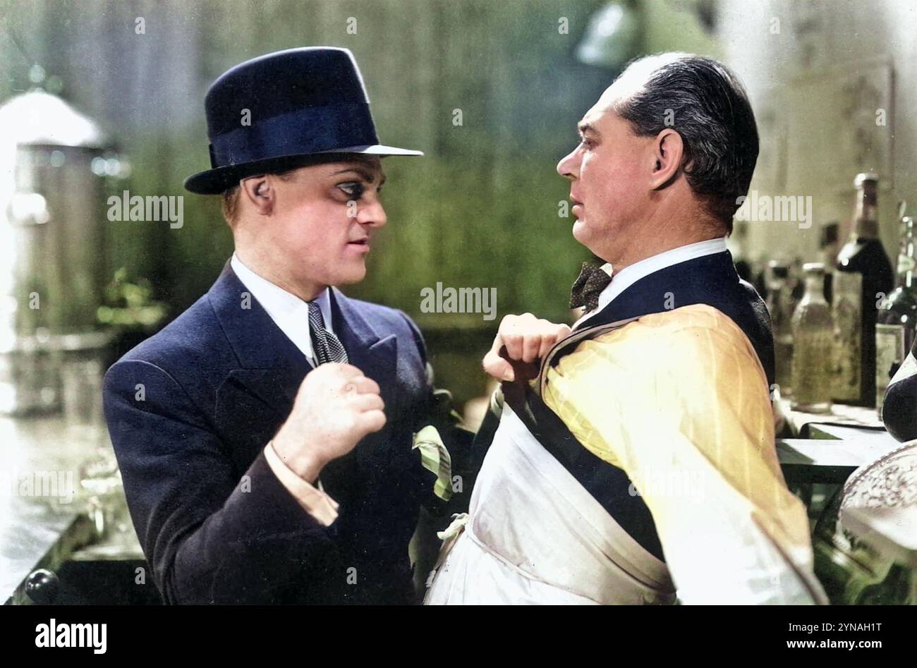 THE PUBLIC ENEMY 1931 Warner Bros. film with James Cagney at left as Tom Powers Stock Photo - Alamy