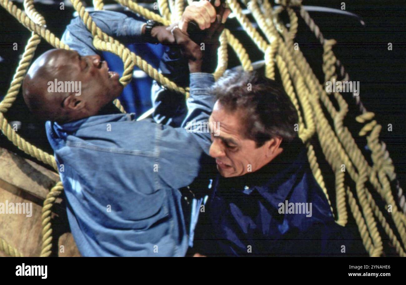 U.S. MARSHALS,1998 Warner Bros.f with Wesley Snipes at left and Tommy ...