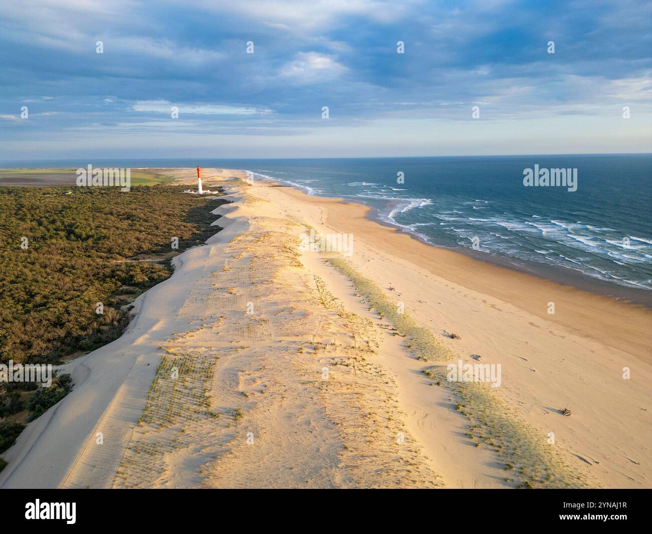 France, Charente-Maritime, the Côte Sauvage, Pointe de la Coubre, La ...