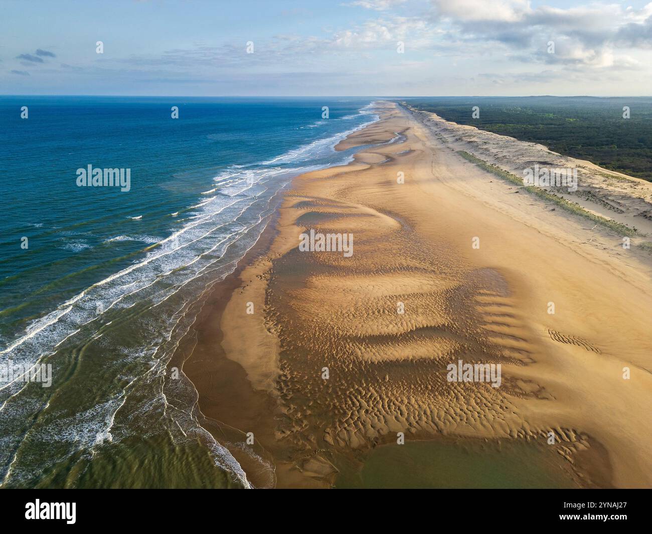 France, Charente-Maritime, the Côte Sauvage, Pointe de la Coubre, La ...