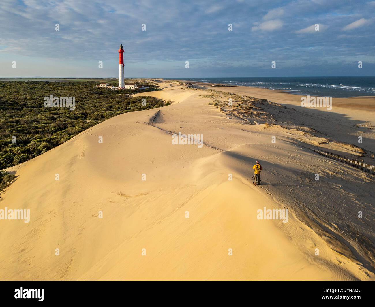 France, Charente-Maritime, the Côte Sauvage, Pointe de la Coubre, La ...