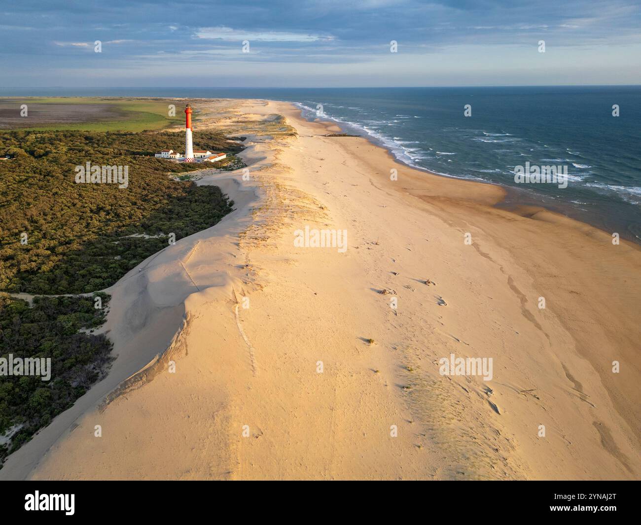 France, Charente-Maritime, the Côte Sauvage, Pointe de la Coubre, La ...
