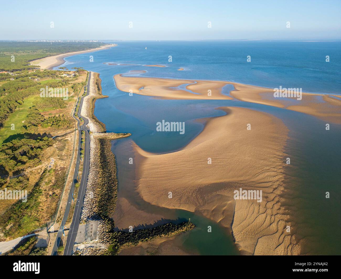 France, Charente-Maritime, La Palmyre, Les Mathes, the bay of Bonne ...
