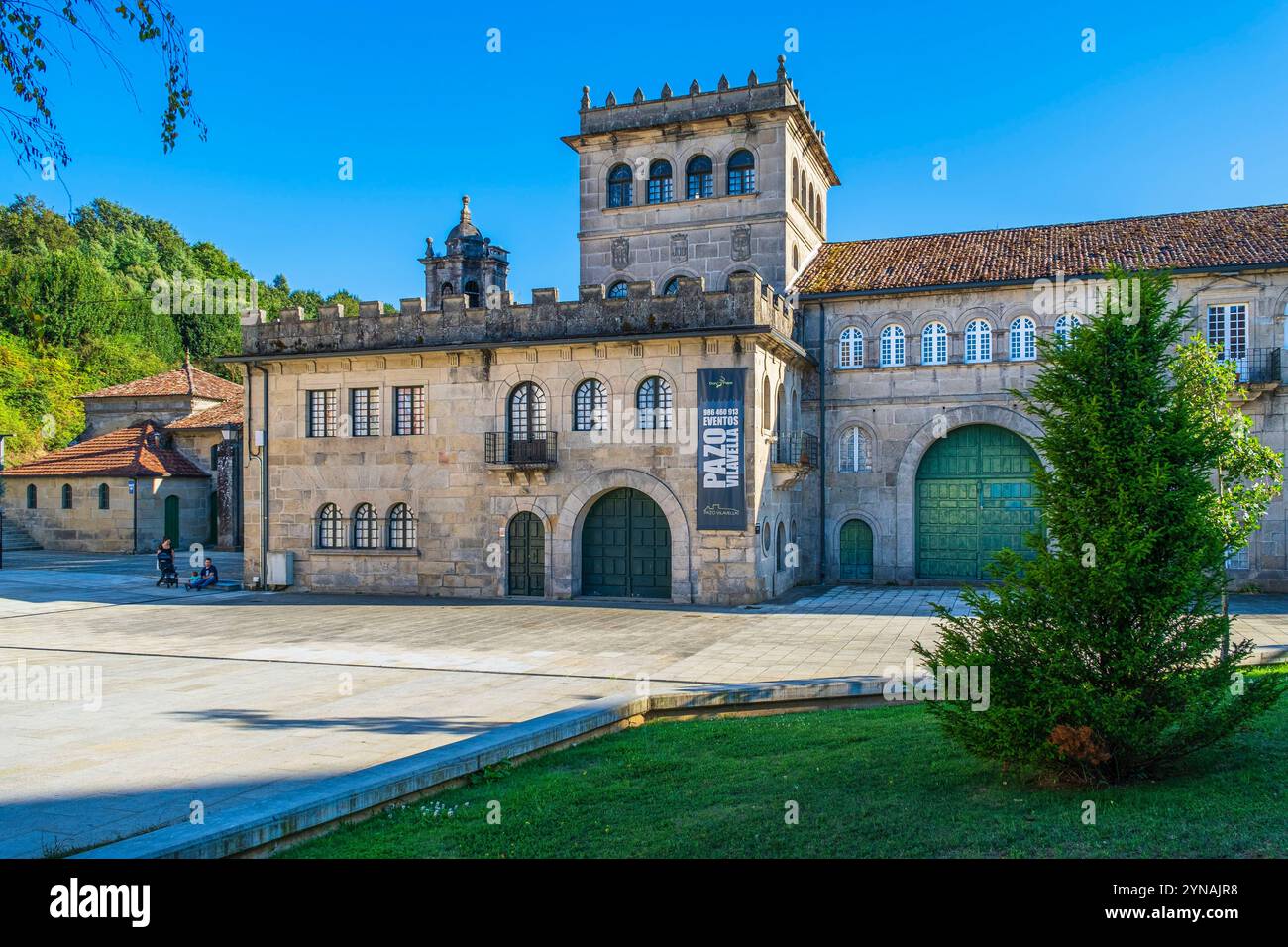 Spain, Galicia, Redondela, stage on the Portuguese Coastal Way, one of ...