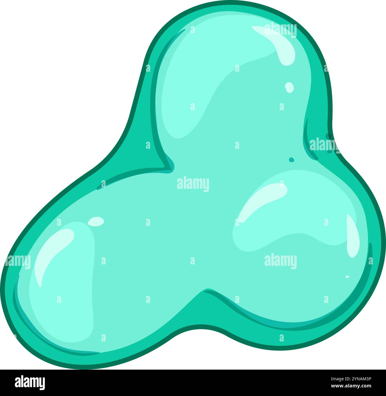 dynamic colorful liquid shapes cartoon vector illustration Stock Vector ...