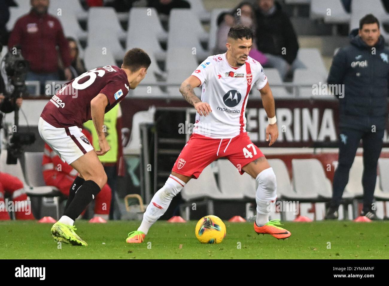 AC Monza's Dany Mota during thirteenth Serie A soccer match between ...