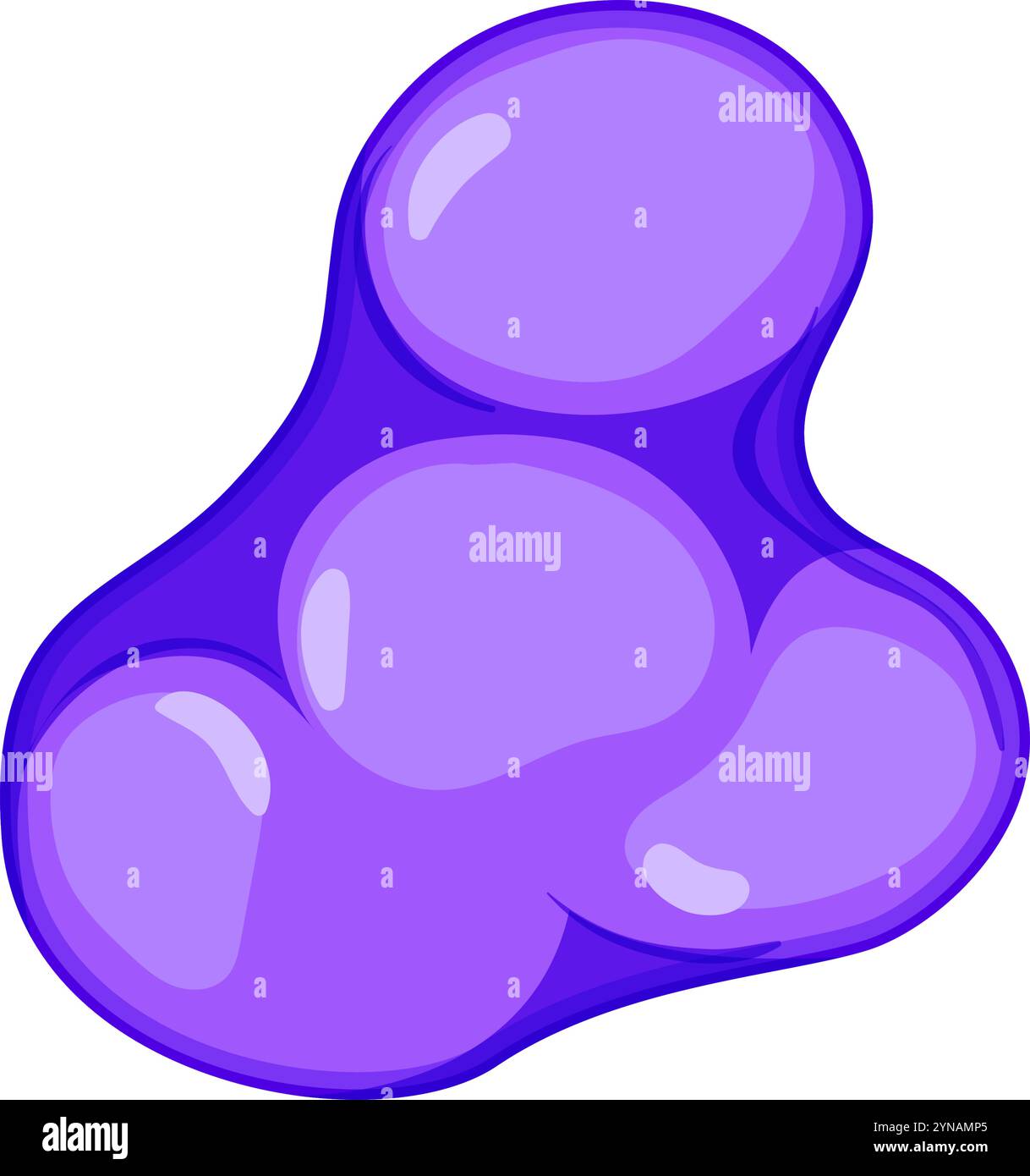 flow colorful liquid shapes cartoon vector illustration Stock Vector ...