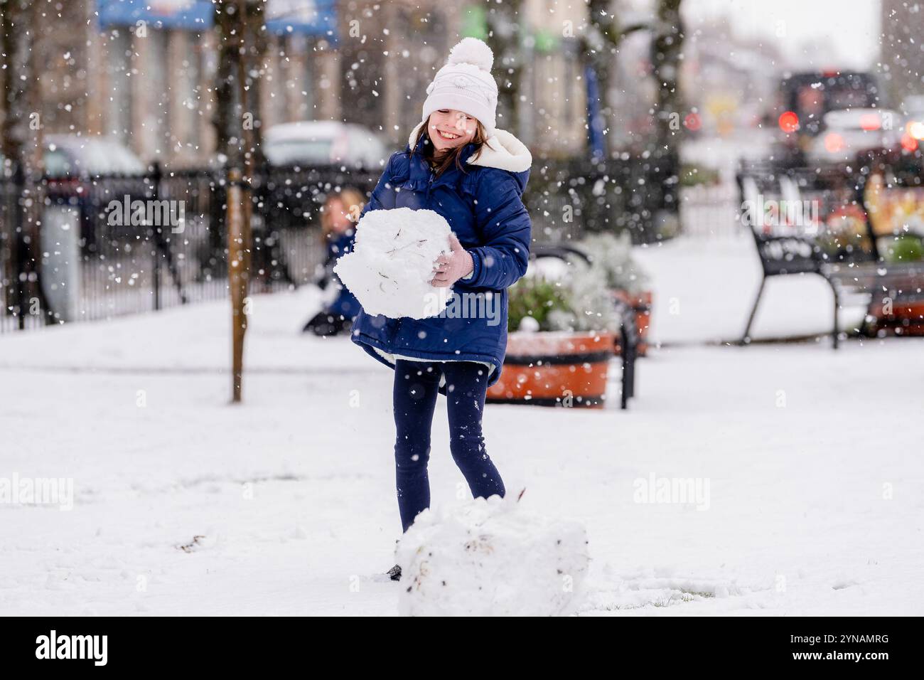 Alexandra and Sofia place in the Inverurie War Memorial Park in ...