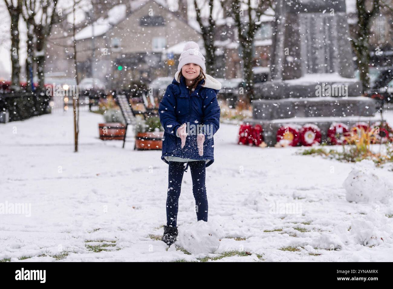 Alexandra and Sofia place in the Inverurie War Memorial Park in ...