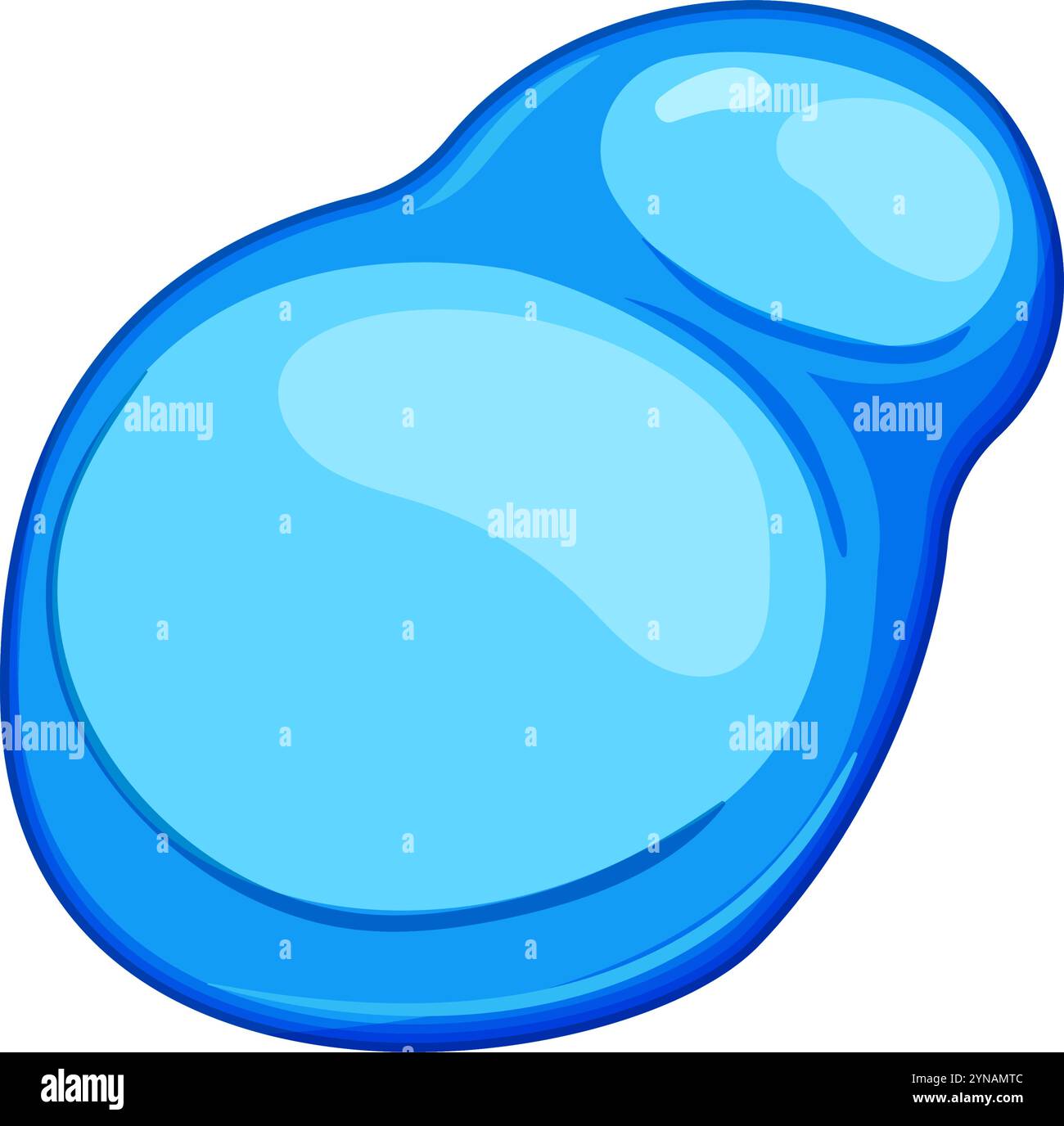 ripple colorful liquid shapes cartoon vector illustration Stock Vector ...