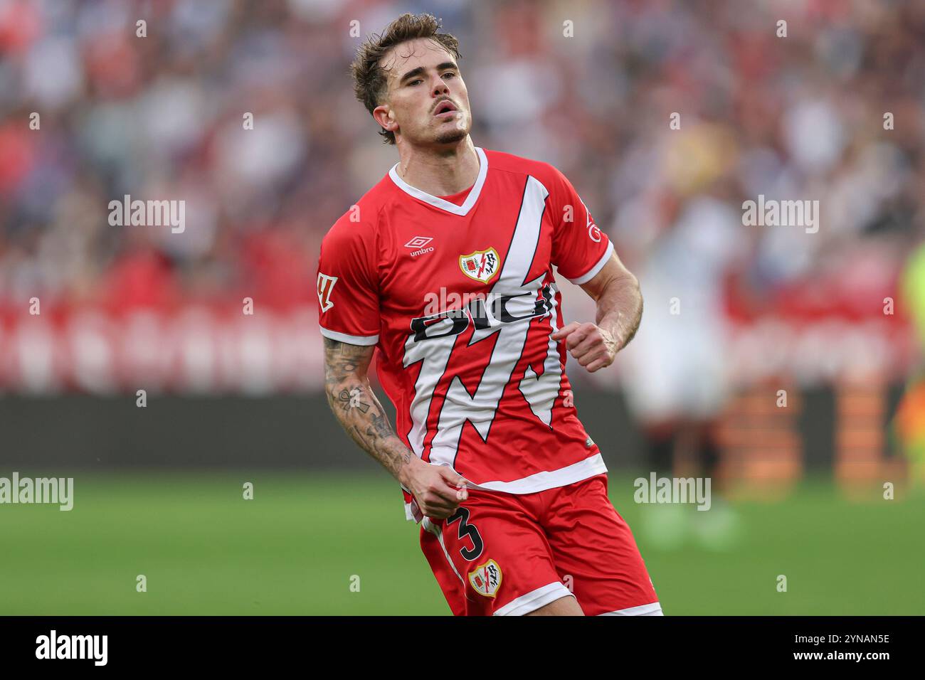 Sevilla, Spain. 24th Nov, 2024. Pep Chavarria of Rayo Vallecano during ...