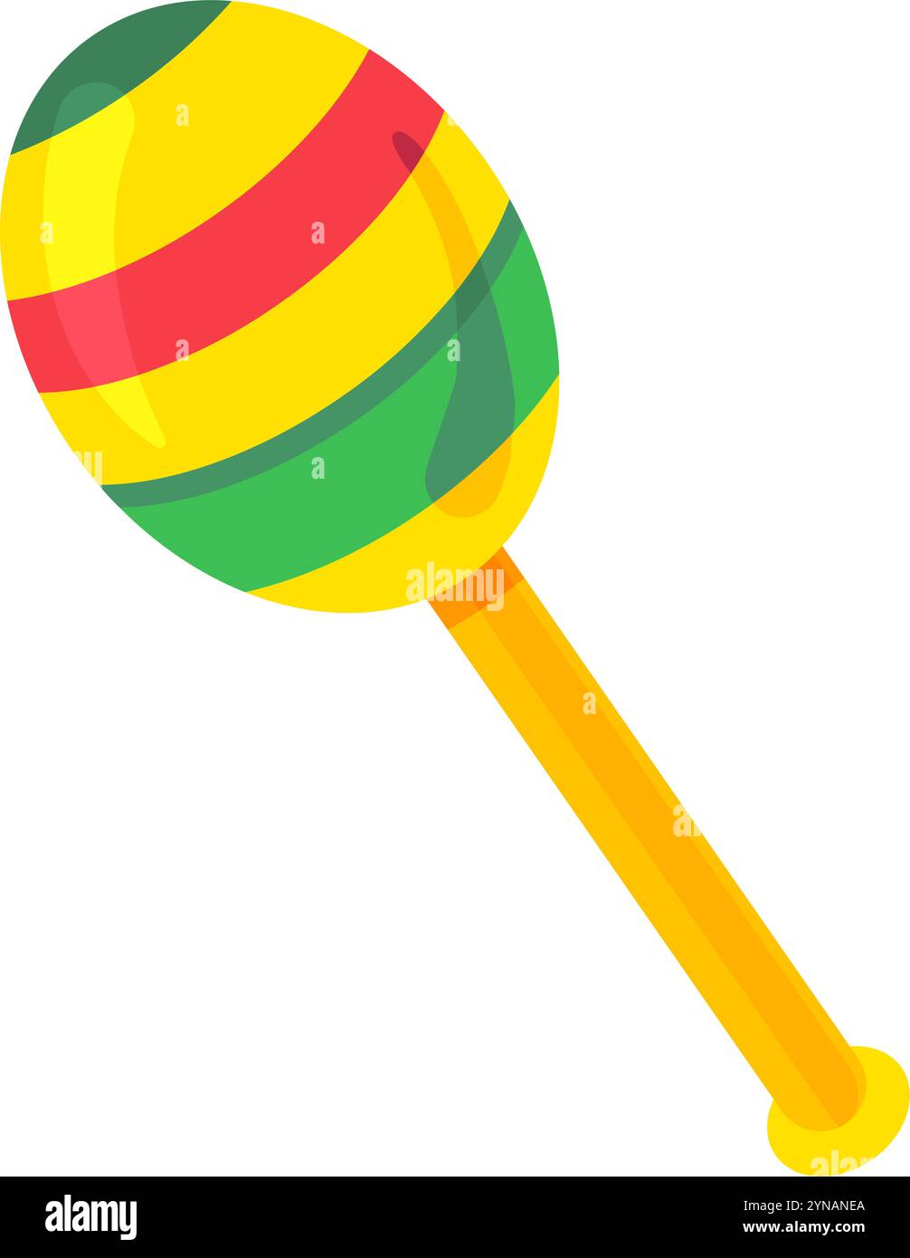 Colorful Mexican musical instruments maracas. Element of Hispanic ...